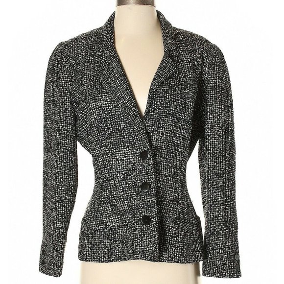 Ann Taylor | Jackets & Coats | True Vintage 8s 90s Ann Taylor 00 Silk ...